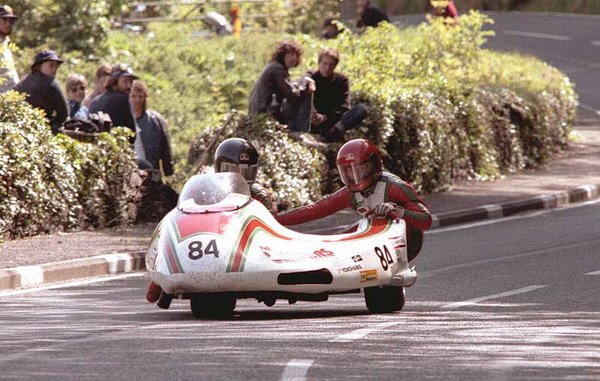 1984 Sidecar TT - Dorans Bend - Kathy Latham is the passenger Photo ...
