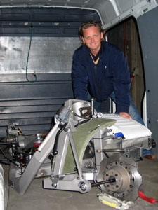 Klaffi takes delivery of his new LCR chassis for the TT - iomtt.com ...