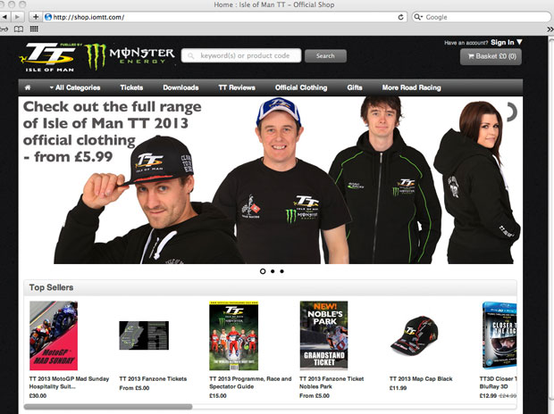 New online TT shop open for business - iomtt.com: The World's #1 TT Website