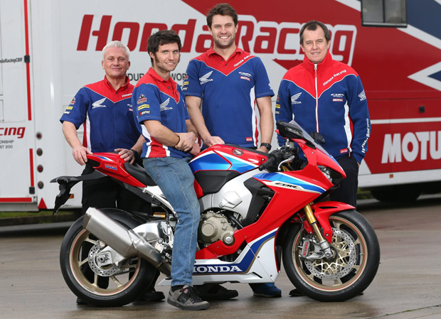 John McGuinness and Guy Martin at Honda for 2017 - iomtt.com: The World ...